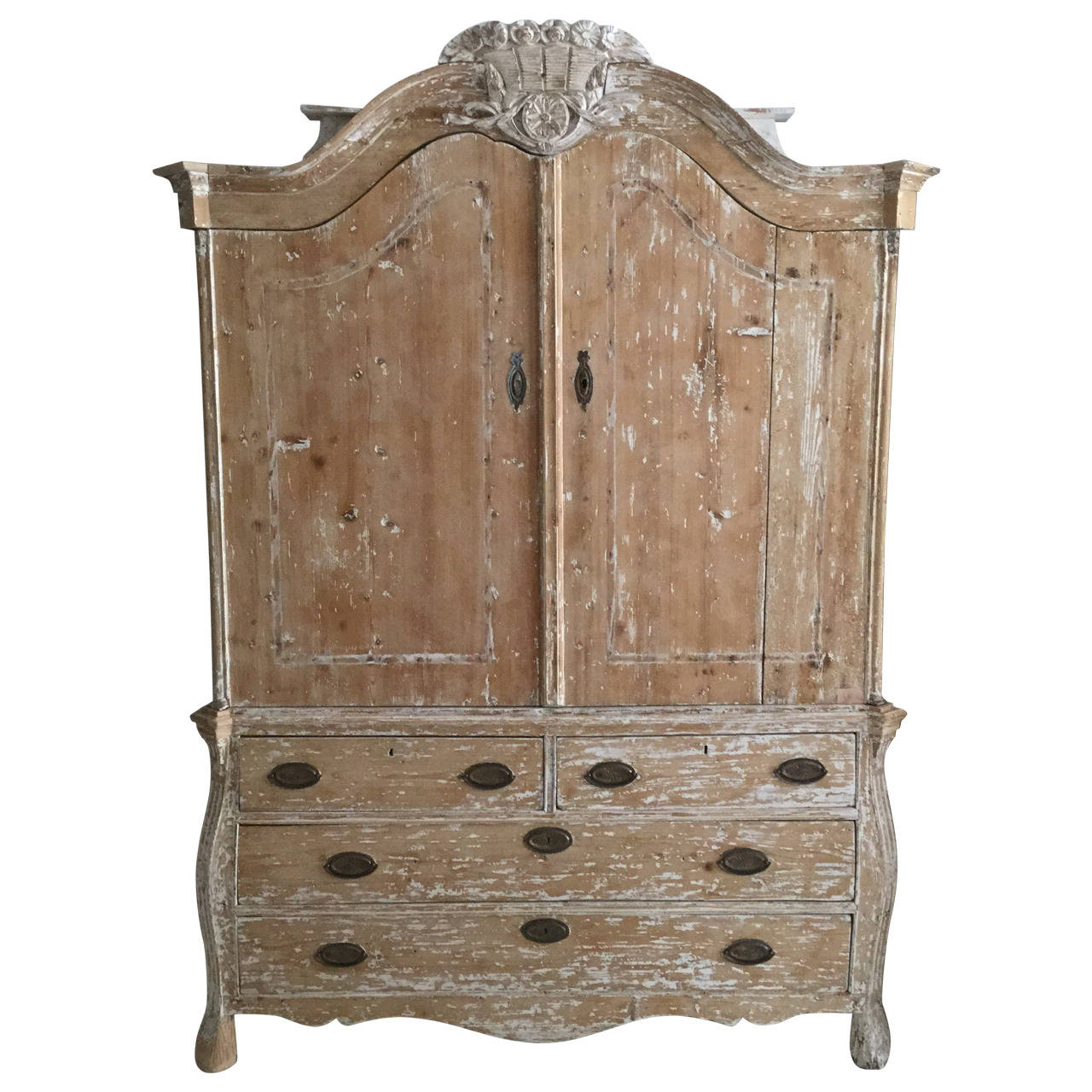 19th Century French Rococo Style Buffet Deux Corps at 1stDibs