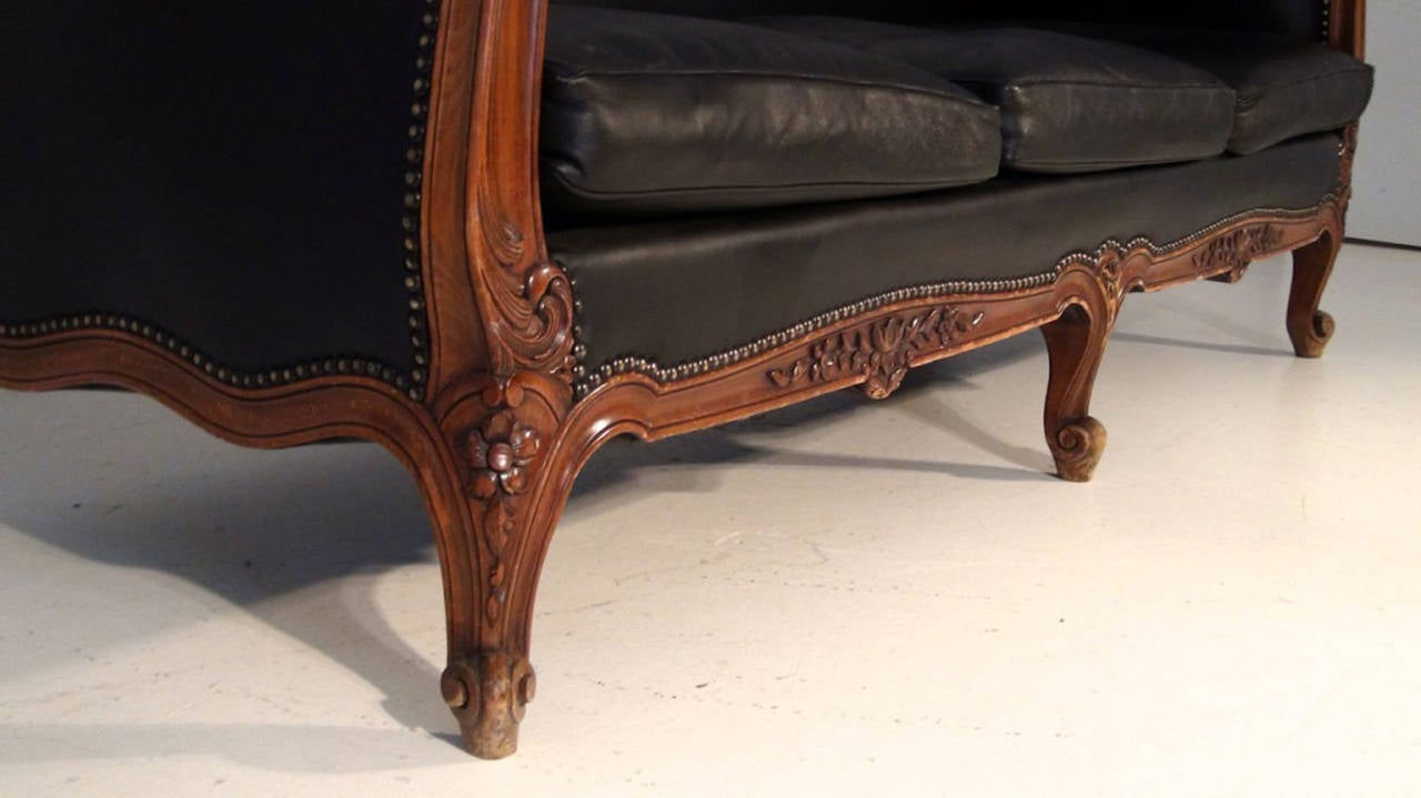 19th Century Italian Rococo Style Sofa in Walnut Wood and Original ...