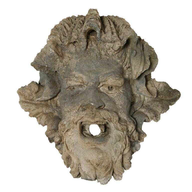 Grotesque Wall Mask from a Wall Fountain, circa 1810 at 1stDibs ...