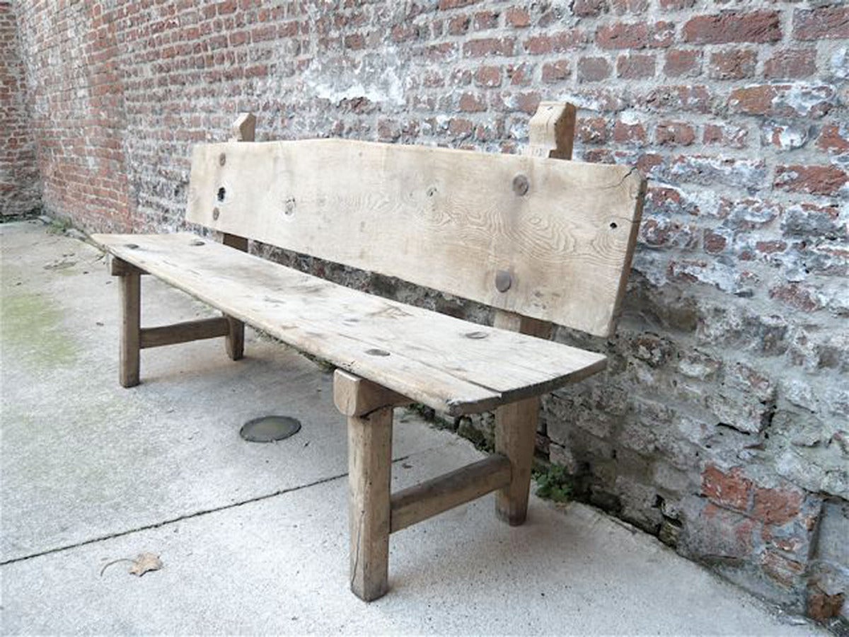 Vintage Spanish Bench at 1stDibs