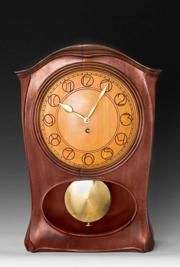 Josef Maria Olbrich Mantel Clock - Vienna Secession ca. 1900 at 1stDibs