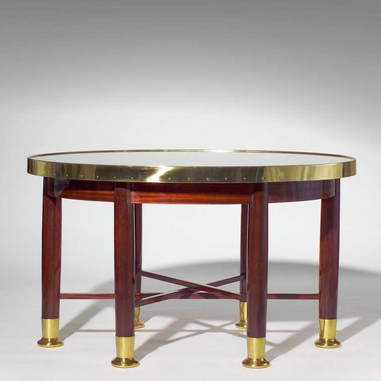 Adolf Loos / F. O. Schmidt / Large Oval Haberfeld Table, Vienna, after ...