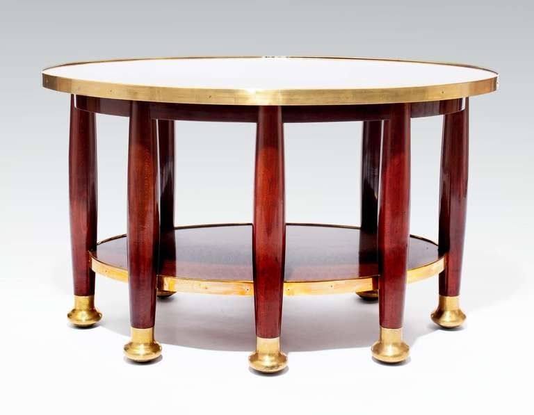 Adolf Loos / F. O. Schmidt / Large Oval "Haberfeld" Table / Vienna ...