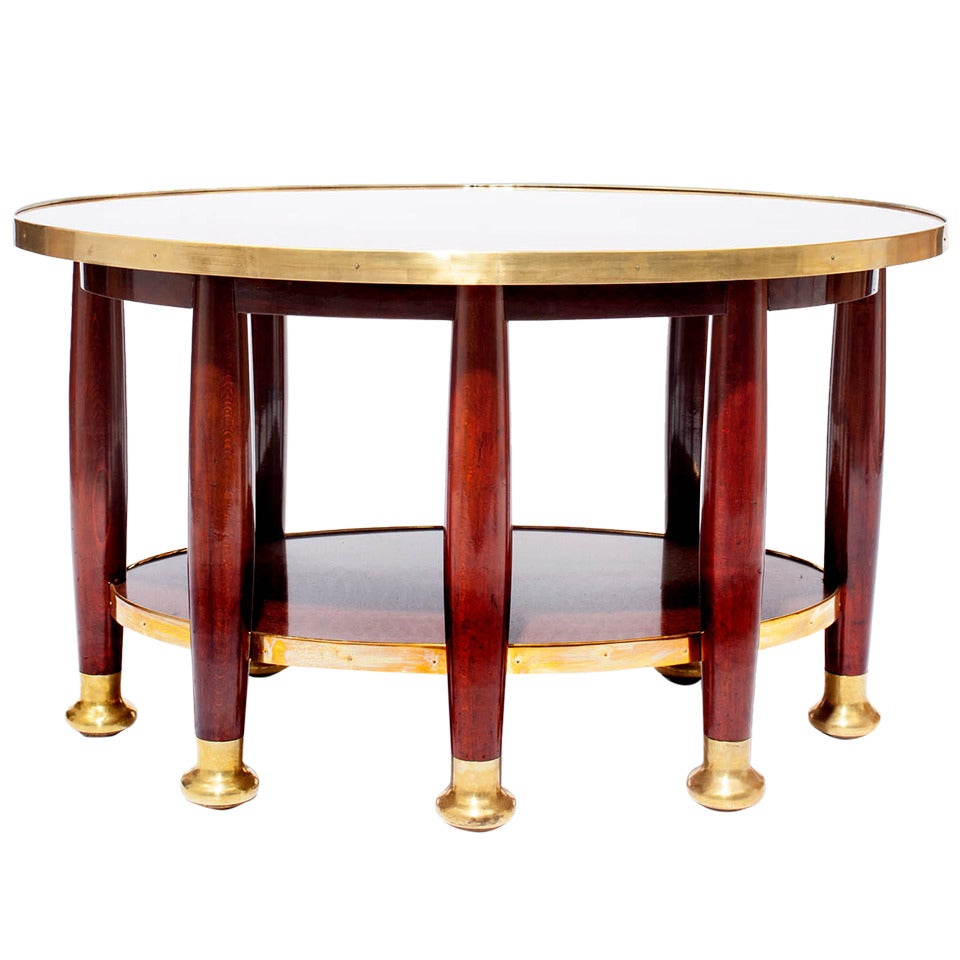Adolf Loos / F. O. Schmidt / Large Oval "Haberfeld" Table / Vienna ...