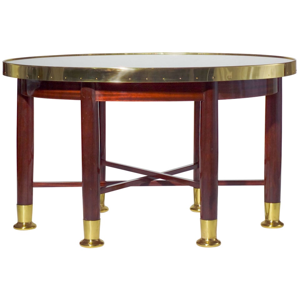 Adolf Loos / F. O. Schmidt / Large Oval Haberfeld Table, Vienna, after ...