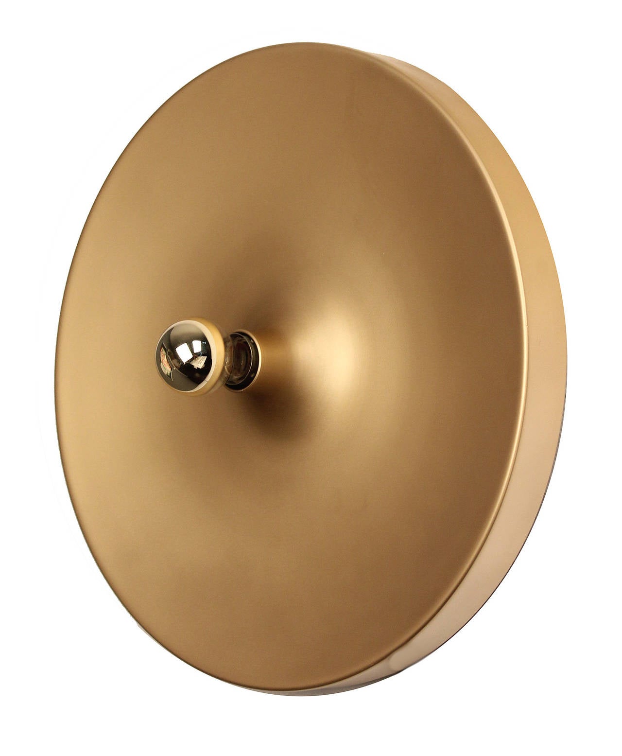 Large Disc Sconce Wall Light, Antique Lighting, Austrian at 1stDibs