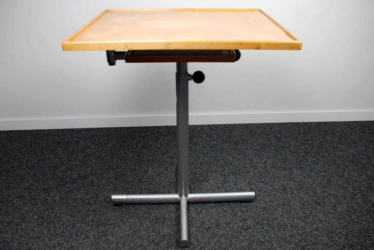 Francois Caruelle, Adjustable Table, Embru-Werke AG For Sale at 1stDibs