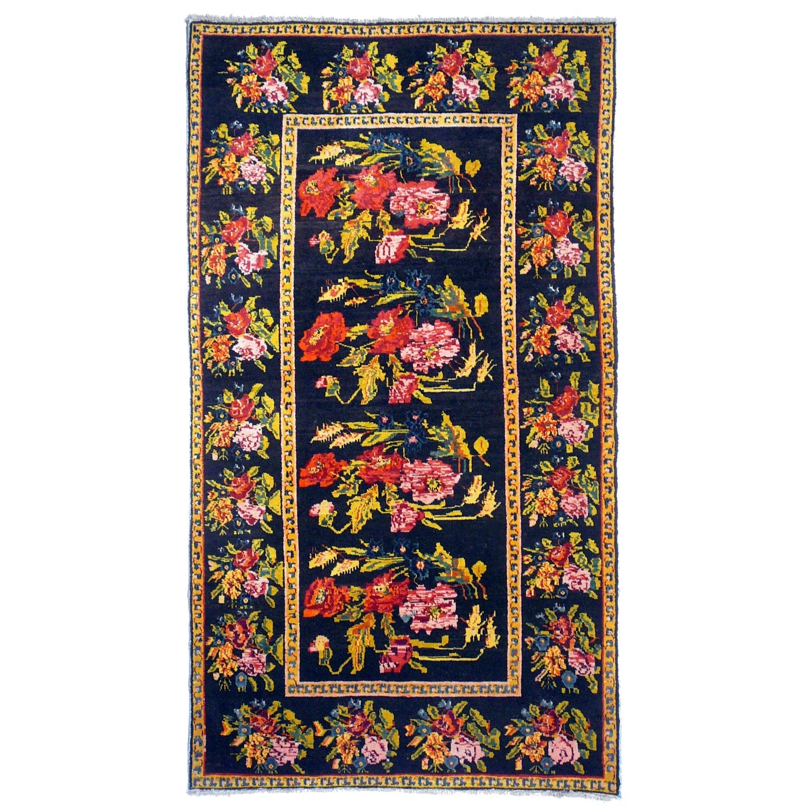 Antique Bessarabian Pile Rug at 1stDibs