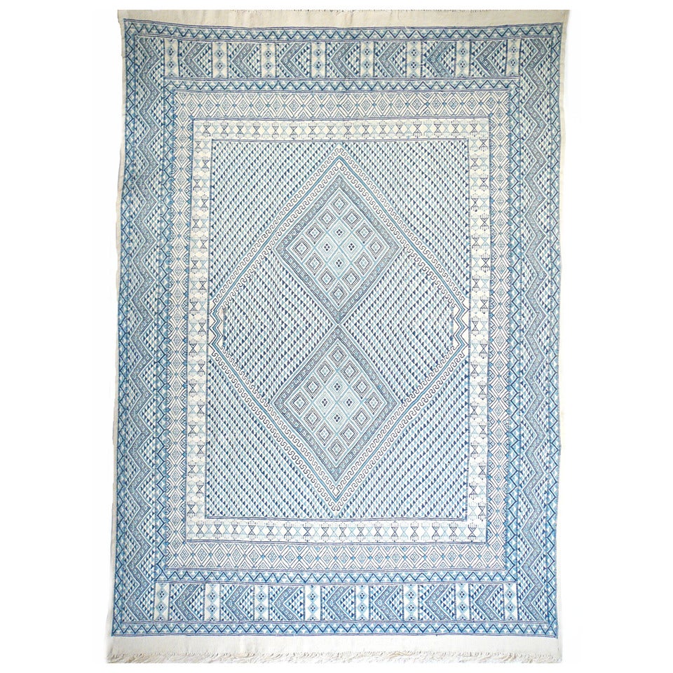 Vintage North African Kilim Rug Rare Color at 1stDibs | north african rugs