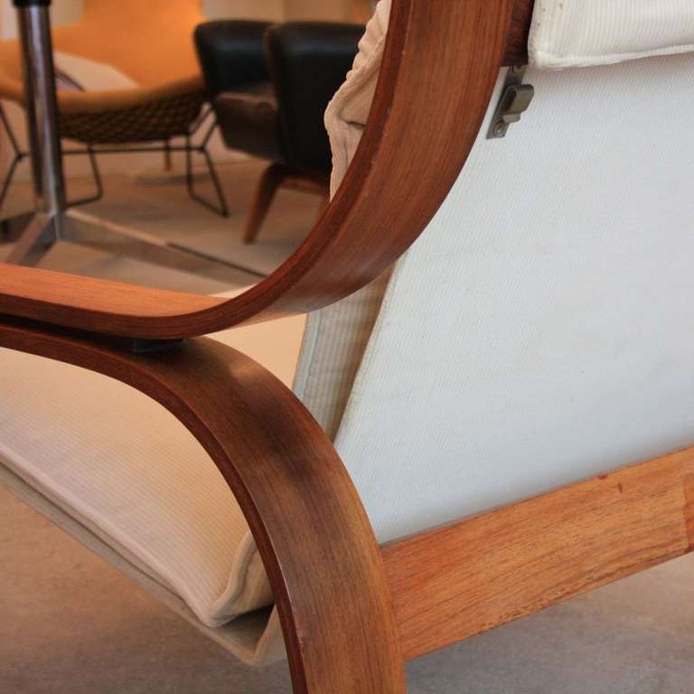 Pair of Woodline Arm Chairs by Marco Zanuso at 1stDibs