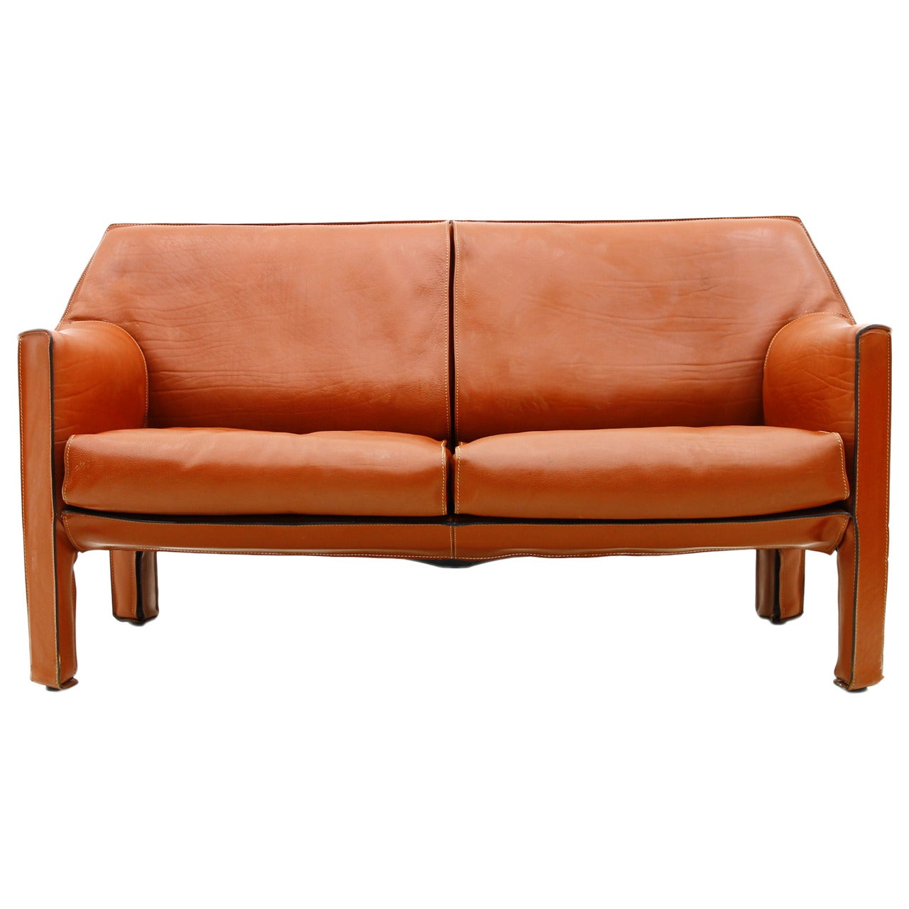 Mario Bellini Canapé CAB à deux places 415:: Cassina Italie:: 1987 sur ...