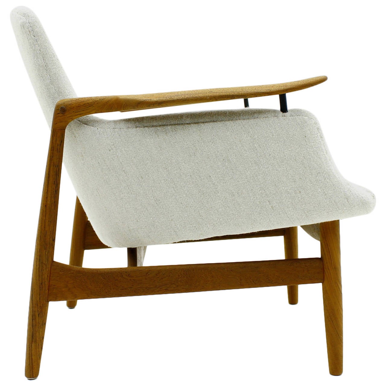 Finn Juhl Lounge Chair NV 53 by Niels Vodder, Denmark, 1953 at 1stDibs