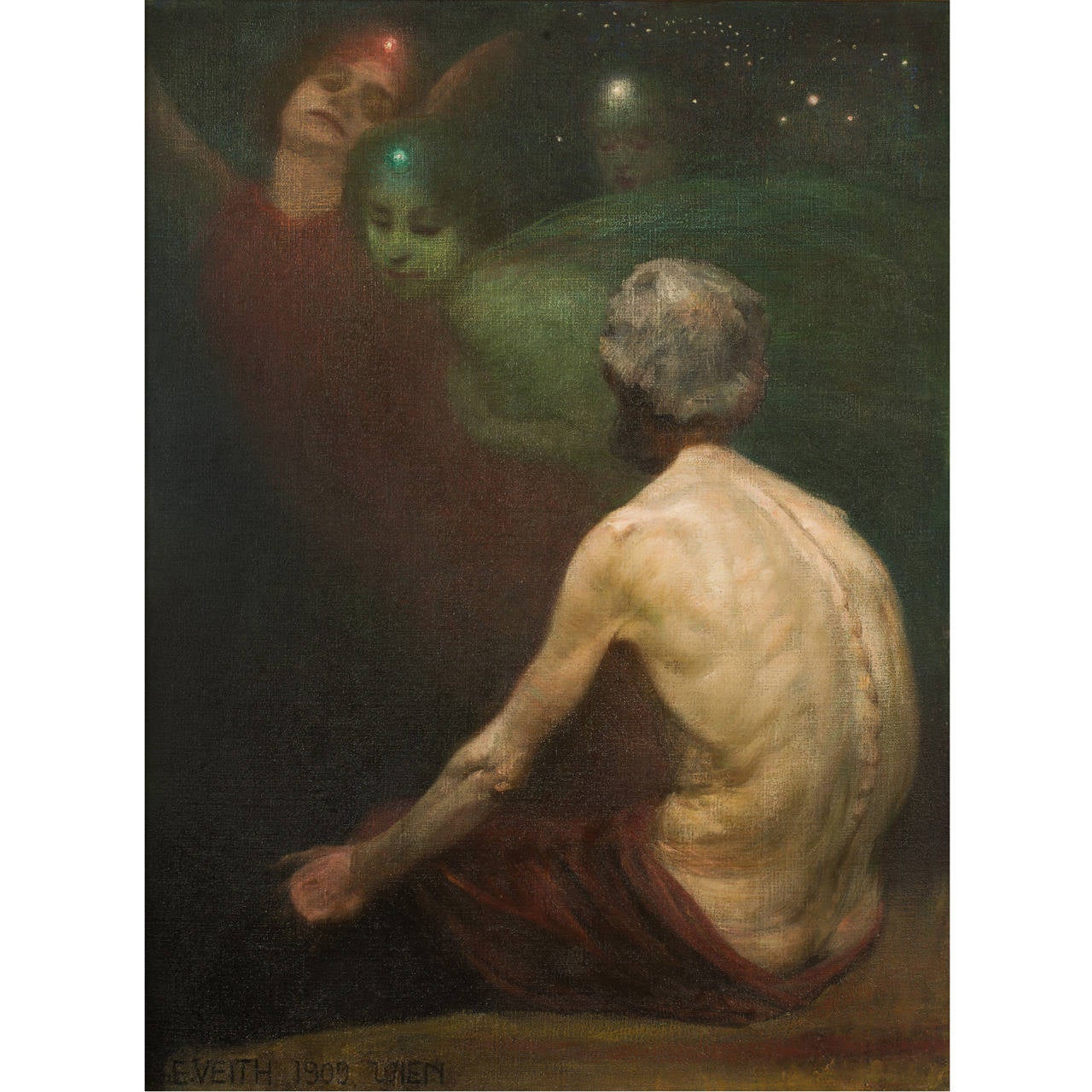 "Rhine Daughters and Alberich," Ring of the Nibelungs Painting by ...