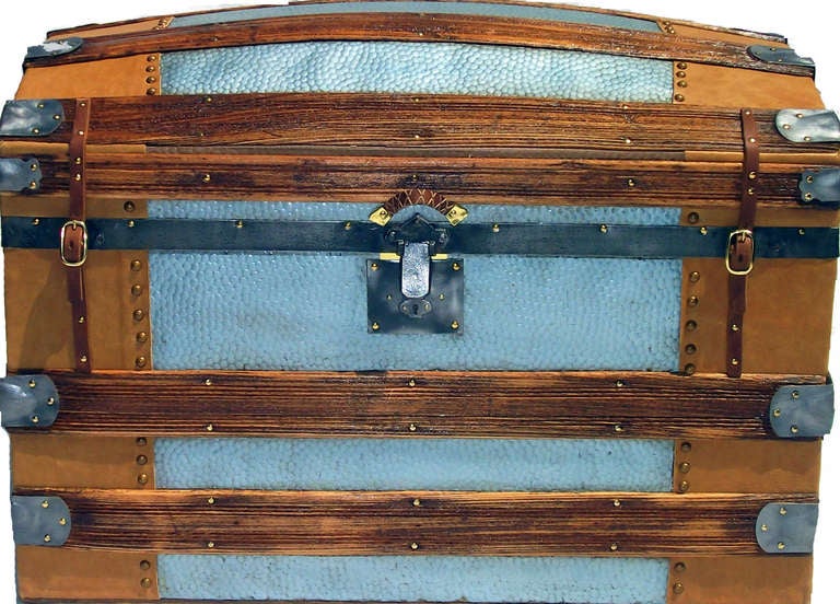Antique Camelback Trunk For Sale at 1stDibs