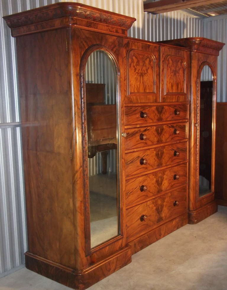 Large Armoire/Wardrobe/Compactum For Sale at 1stDibs