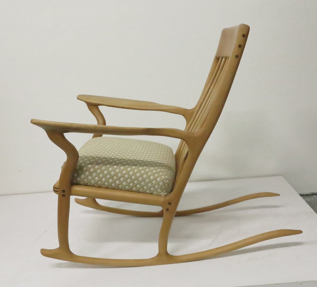 David L. Trapp Rocking Chair Studio Furniture For Sale at 1stDibs