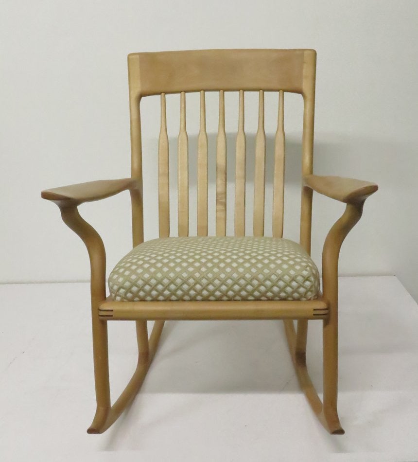David L. Trapp Rocking Chair Studio Furniture For Sale at 1stDibs