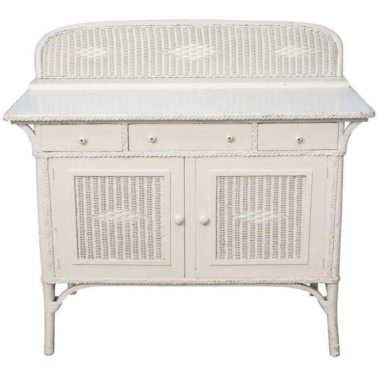 1920s Wicker sideboard at 1stDibs