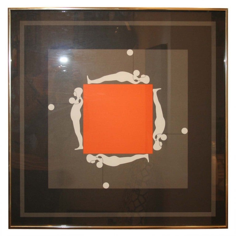 Ernest Trova Gallery Show Poster 1967 at 1stDibs