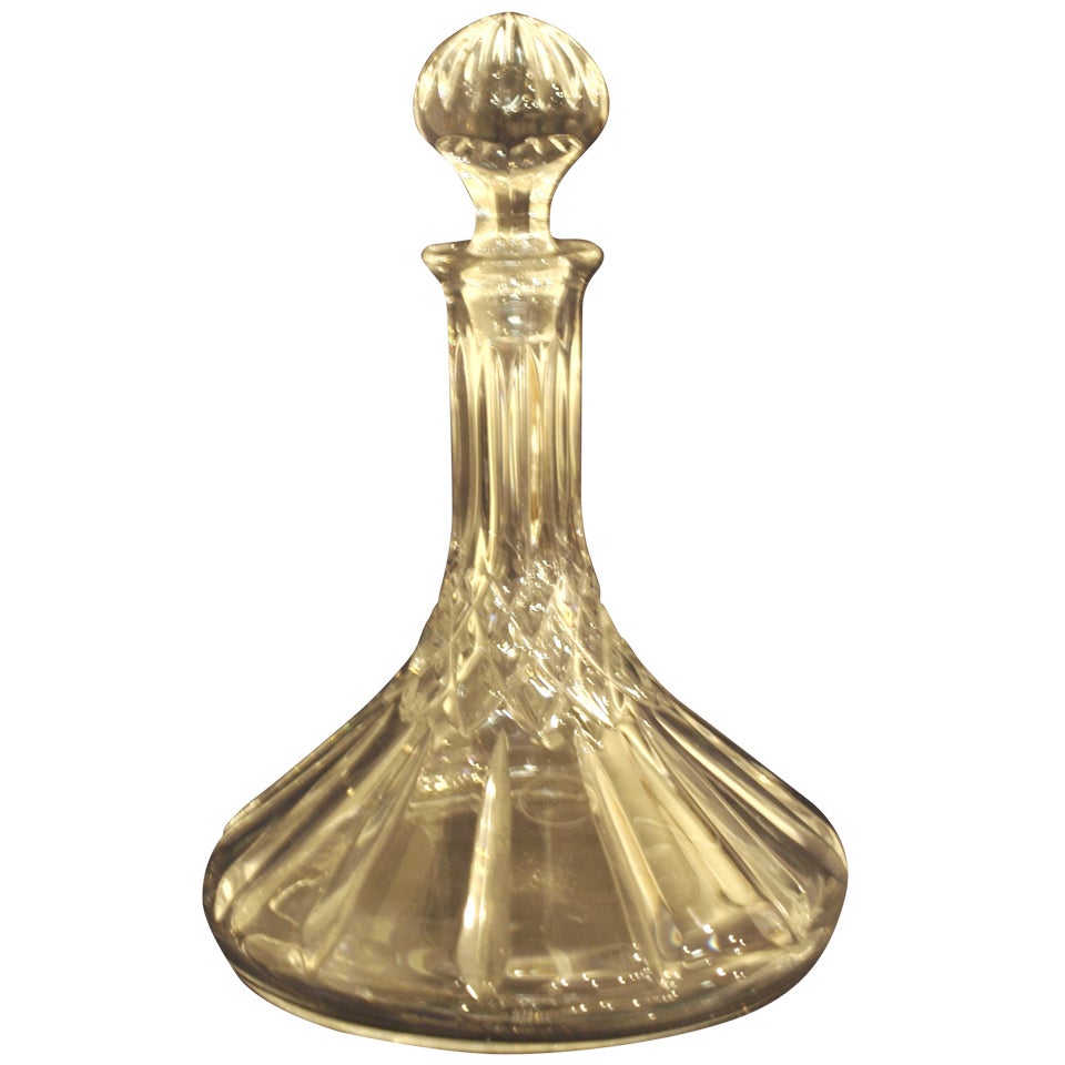 Wedgwood Crystal Decanter For Sale at 1stDibs