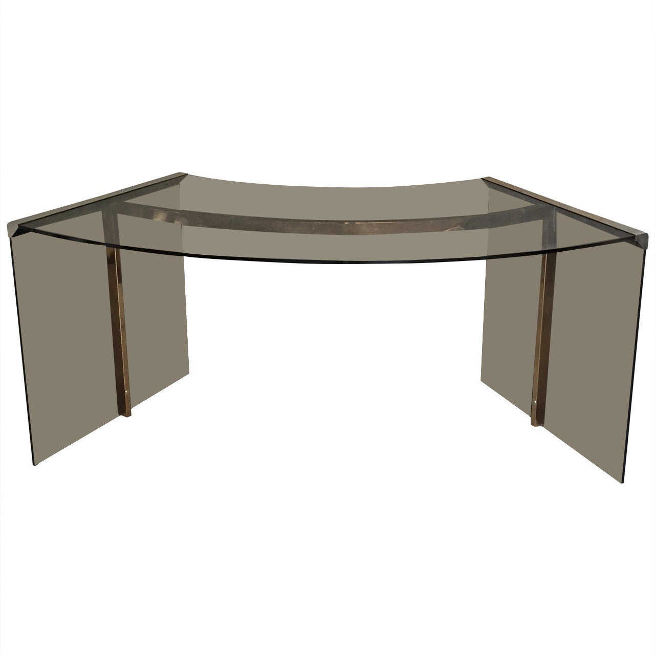 1970 Gallotti and Radice Curved Desk For Sale at 1stDibs