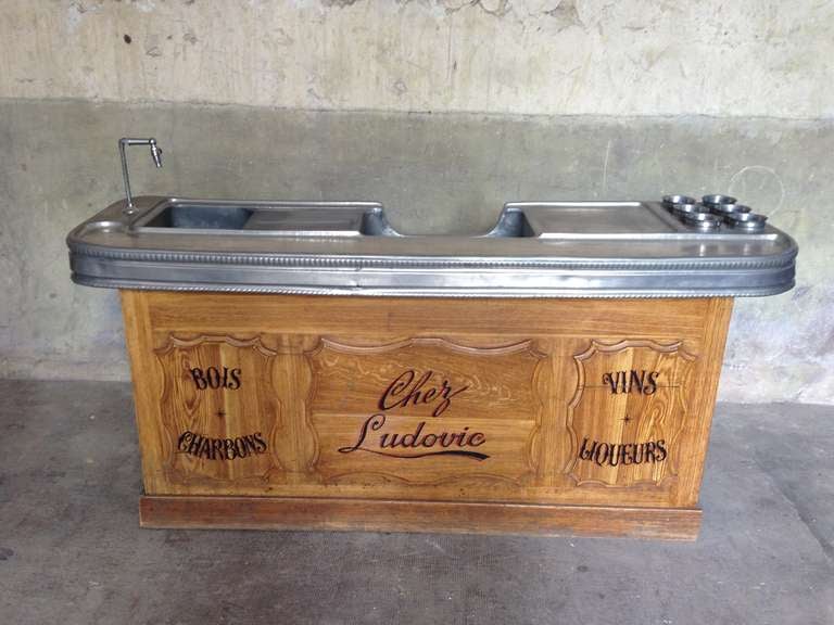 A Rare French "Bistro" Counter at 1stDibs