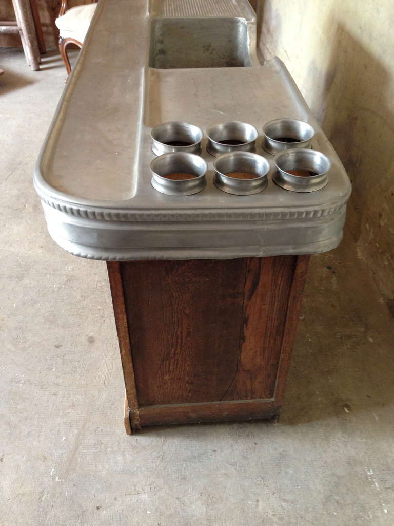 A Rare French "Bistro" Counter at 1stDibs