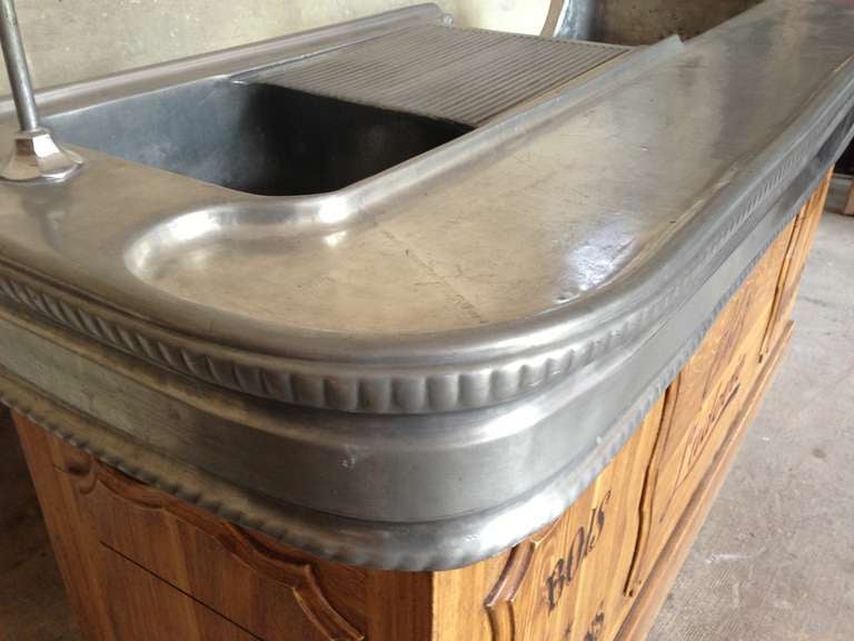 A Rare French "Bistro" Counter at 1stDibs