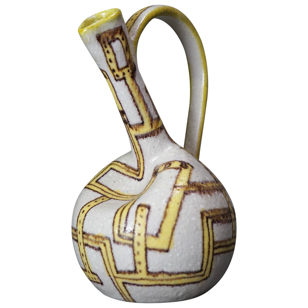Bruno Gambone Ceramic Pitcher, Italy, circa 1960 at 1stDibs