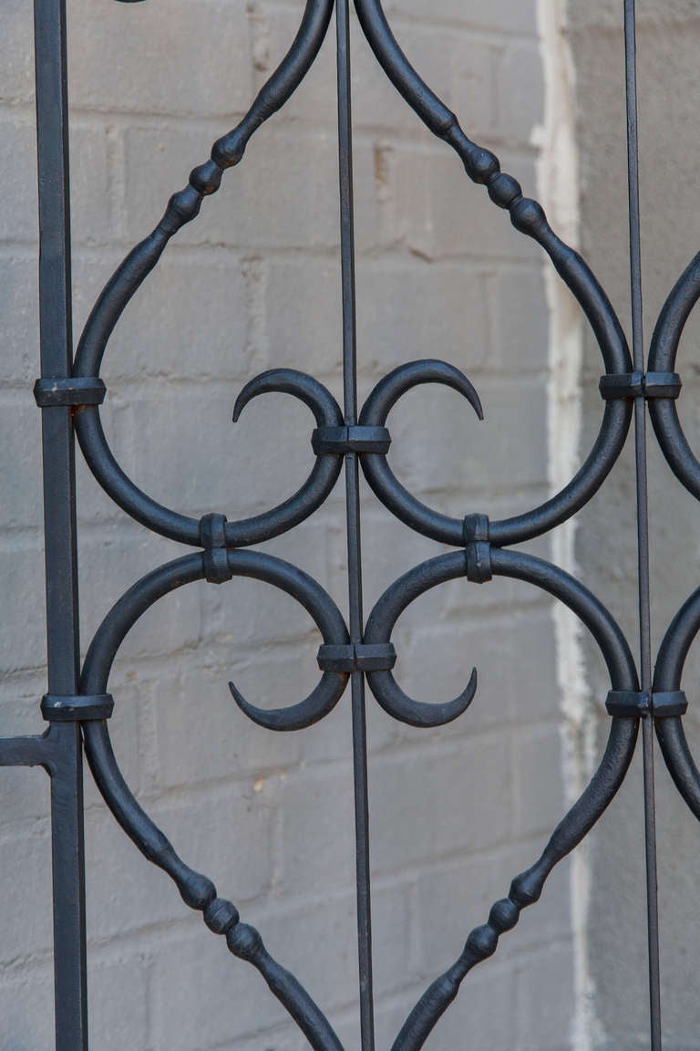 Hand Forged Iron Door at 1stDibs
