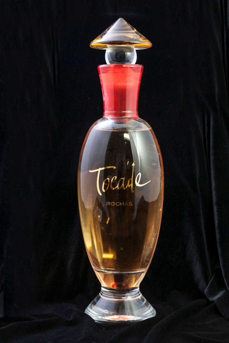 Two Grand French Vintage Perfume Factice Bottles Tocade and Femme ...