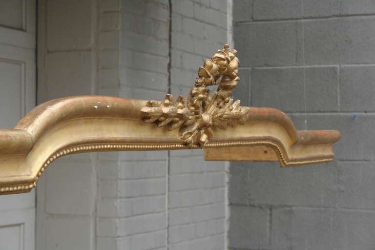 Pair of Gold Leaf Wooden Cornices at 1stDibs