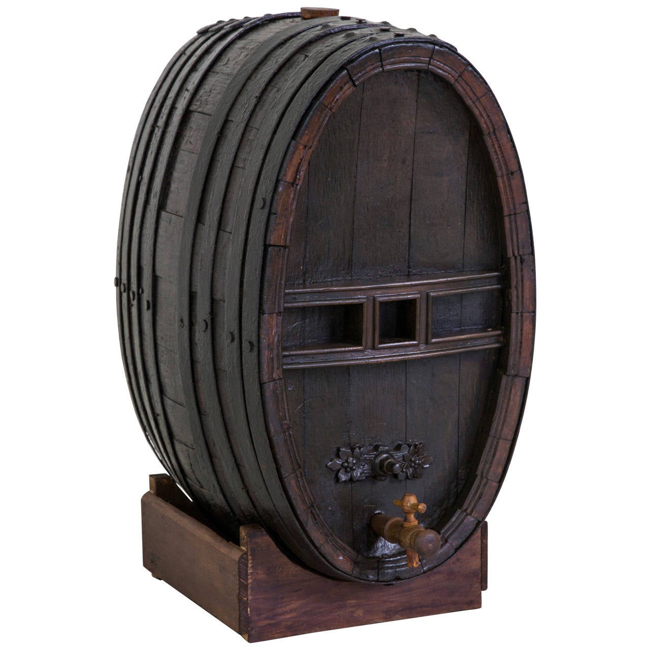 19th Century French Calvados or Wine Barrel in Solid Oak at 1stDibs