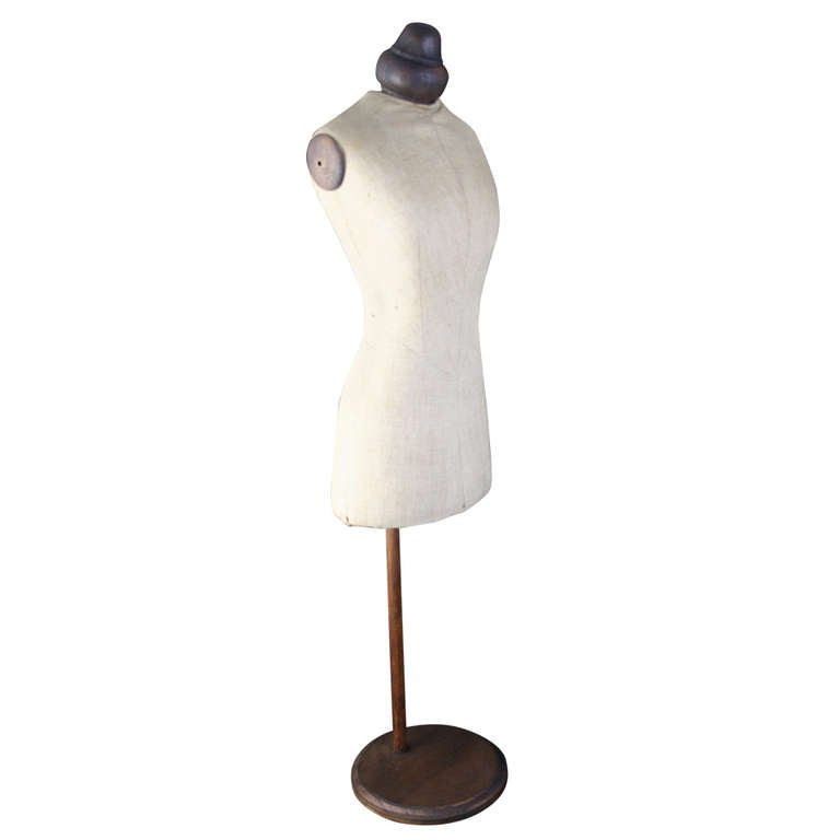 Two French Antique Adjustable Dressmaker Mannequins at 1stdibs
