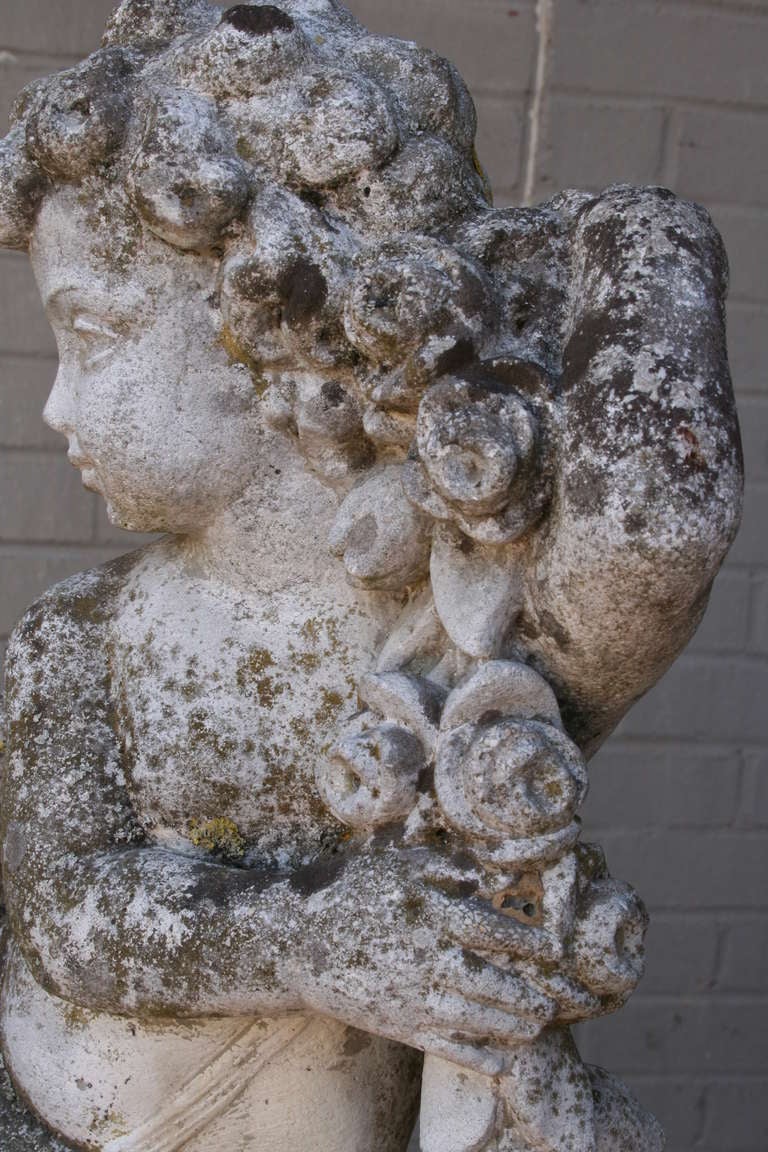 French Limestone Statue at 1stDibs