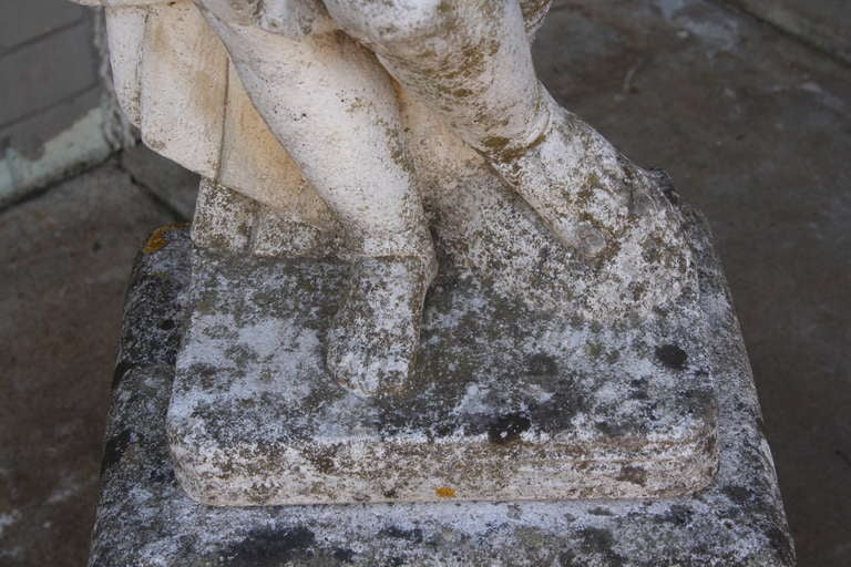 French Limestone Statue at 1stDibs