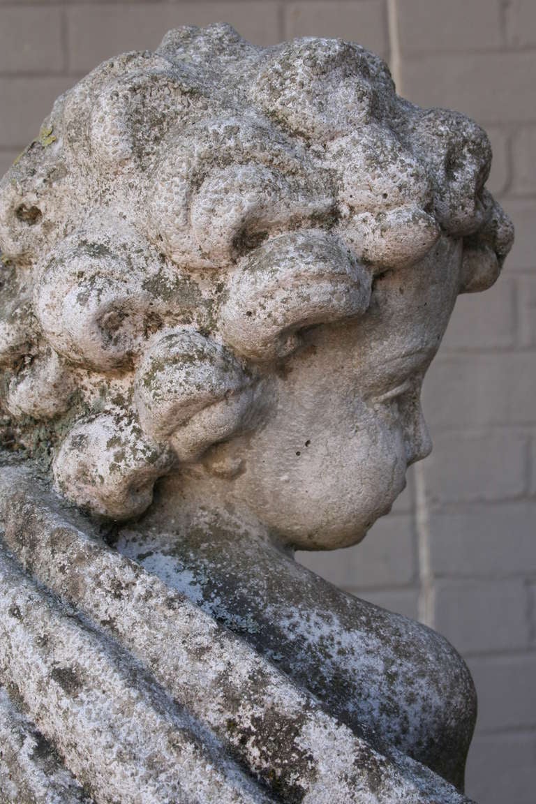 French Limestone Statue at 1stDibs