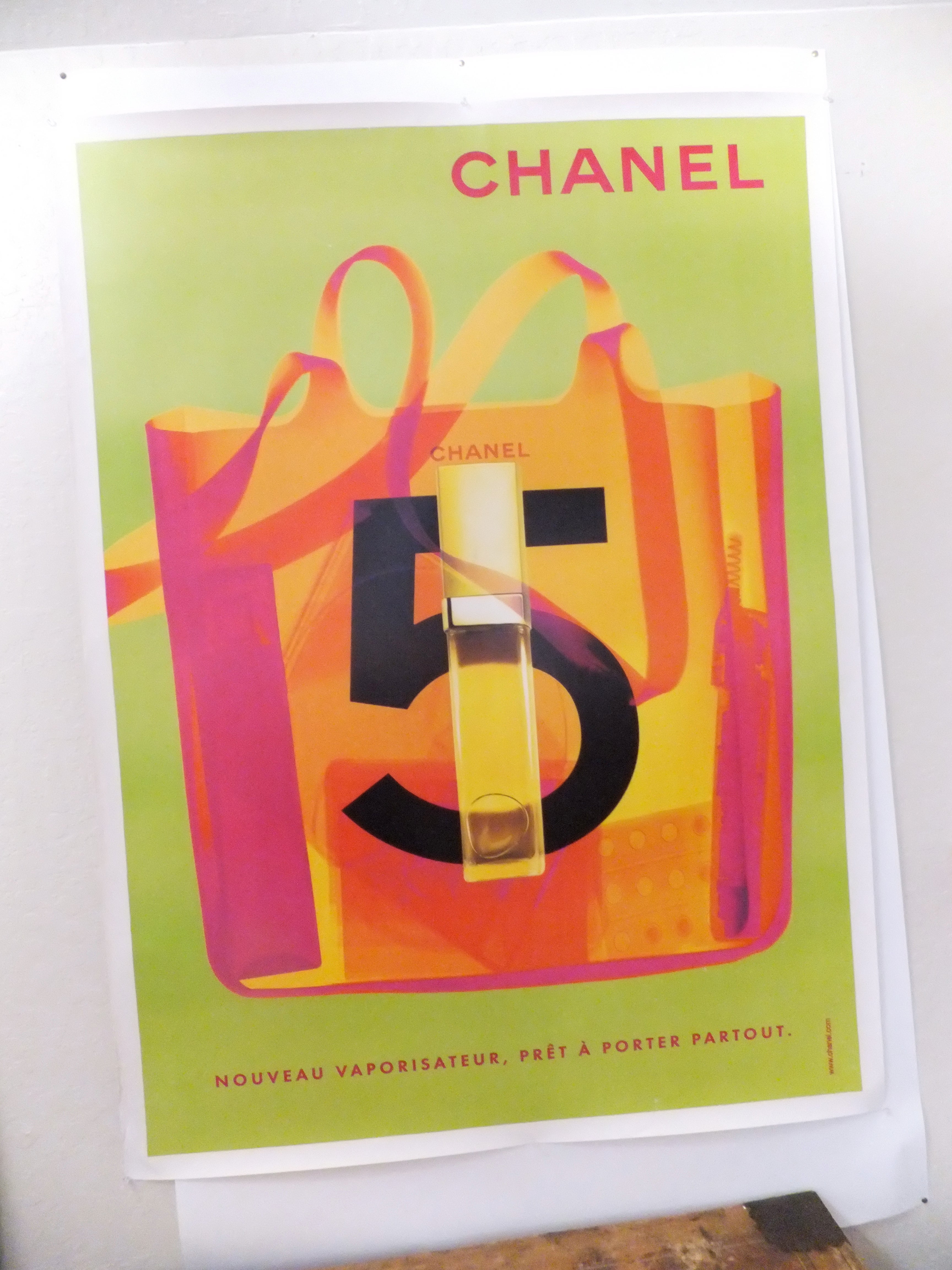 Retro Chanel Posters - 15 For Sale on 1stDibs