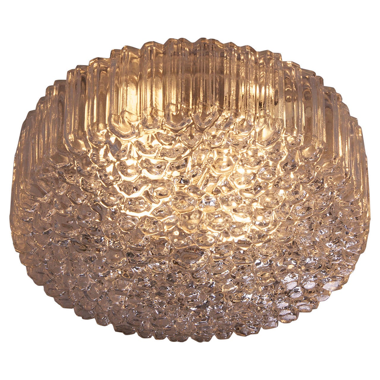 1 of 4 Large Helena Tynell Glass Flush Mount or Sconce for Glashütte ...