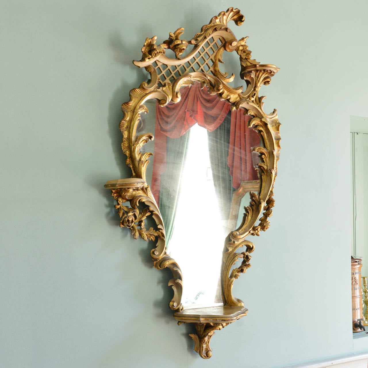 Rococo Giltwood Mirror at 1stDibs