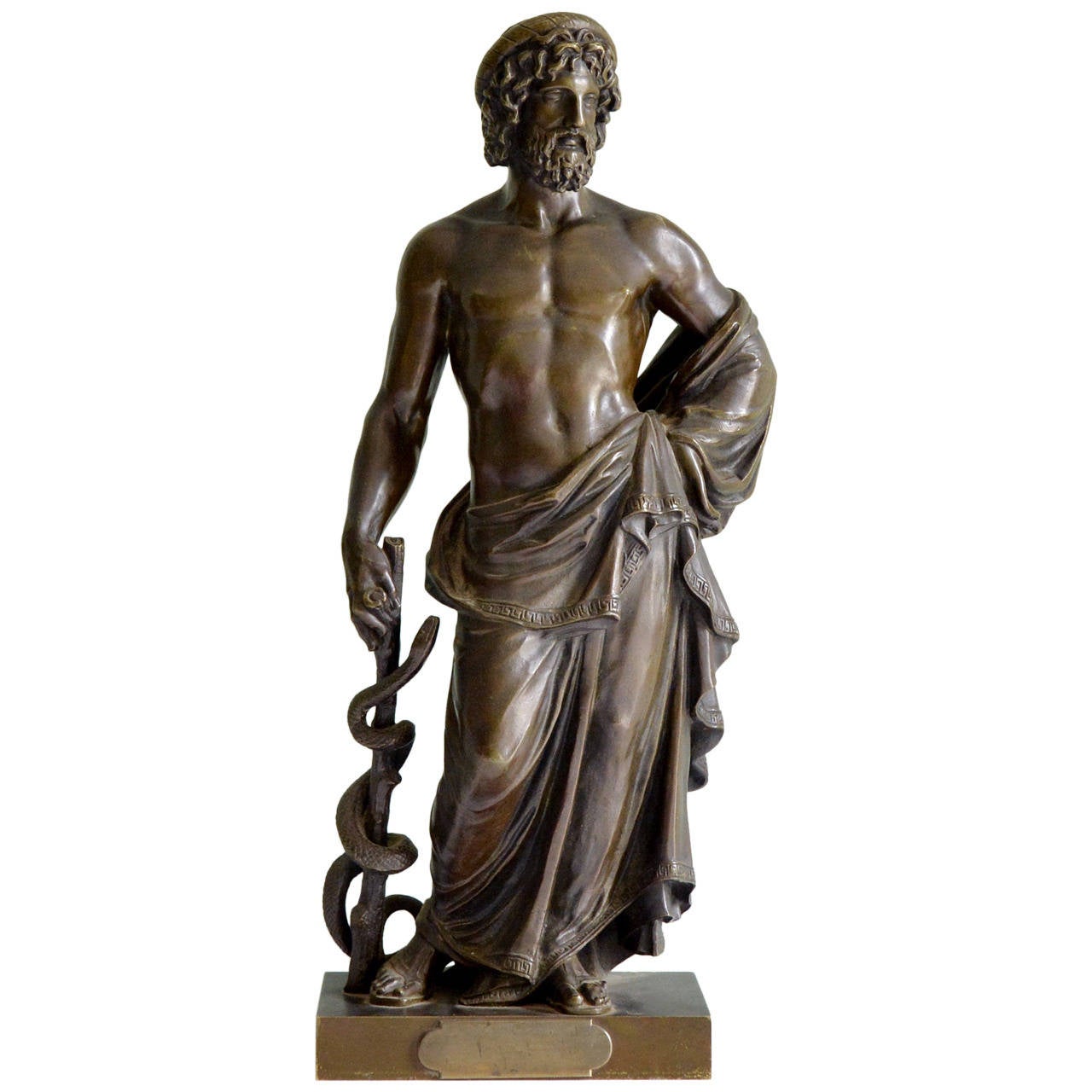 Bronze of Asclepius at 1stdibs