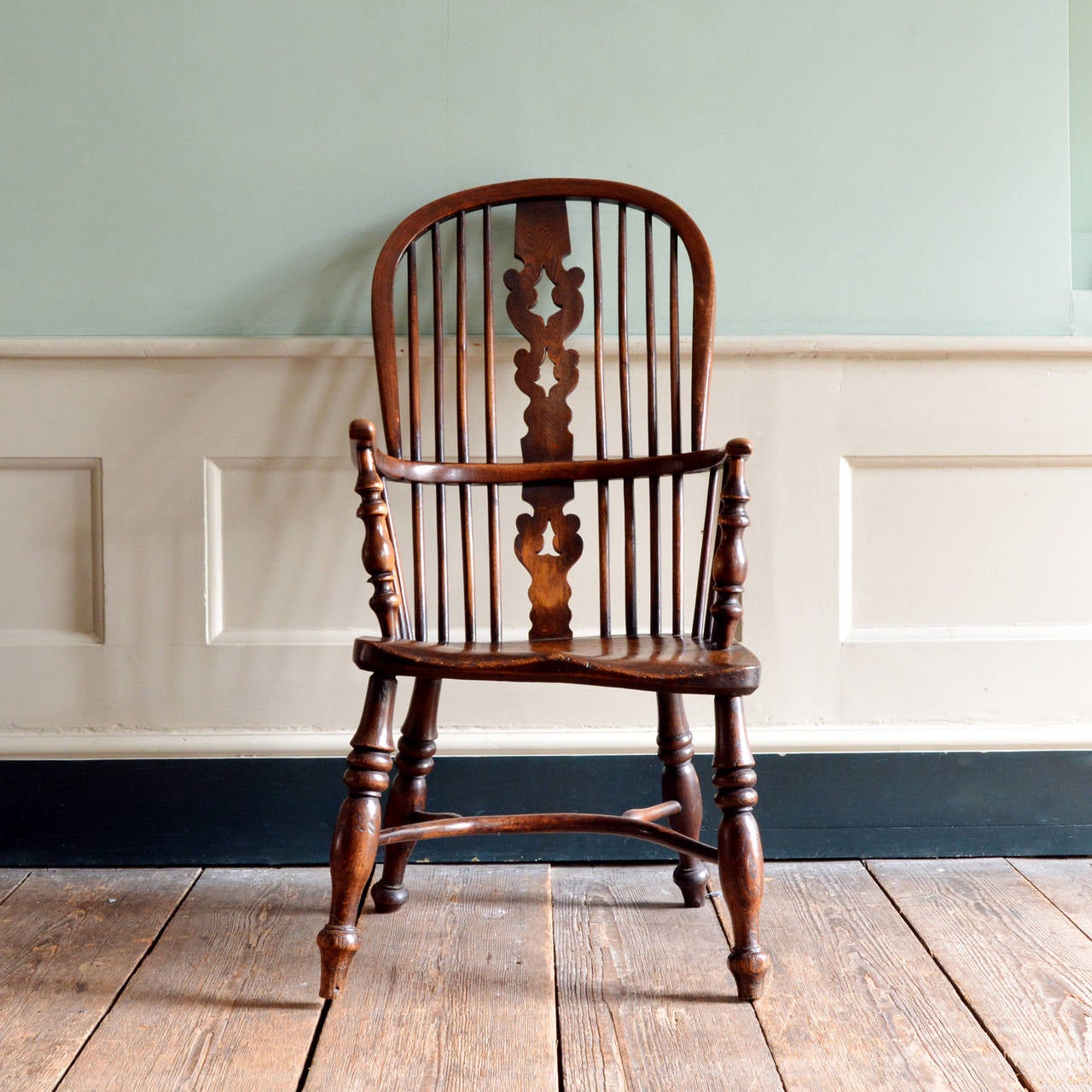 Splat-Back Windsor Chair at 1stDibs | splat back windsor chair