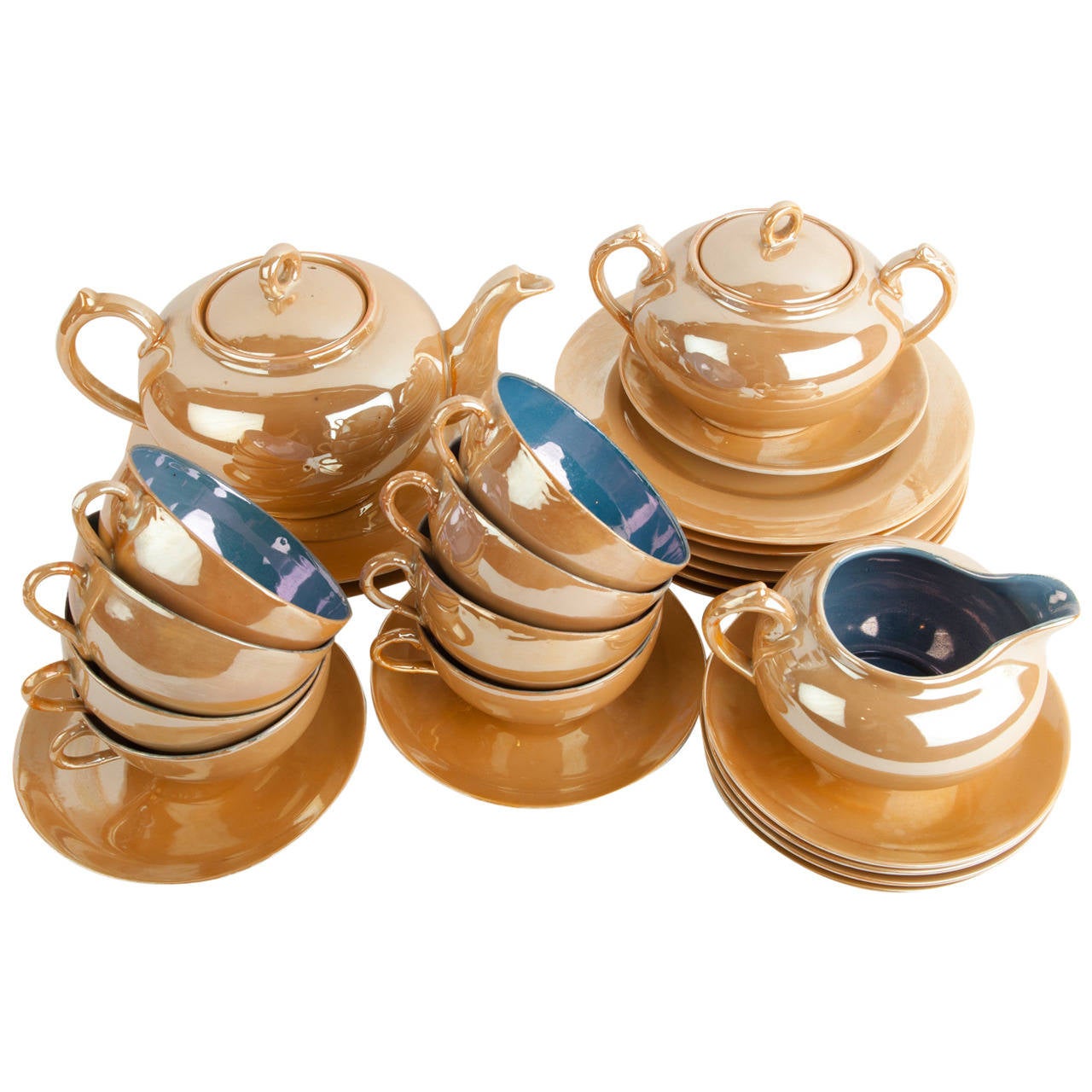 Vintage Luster Ware Tea Set at 1stDibs | vintage lusterware tea set ...