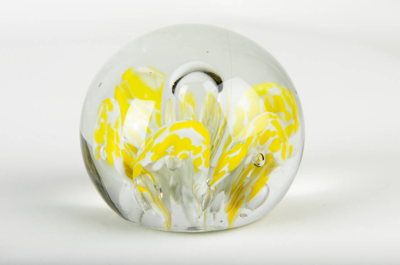 Vintage Murano Glass Paperweight at 1stDibs