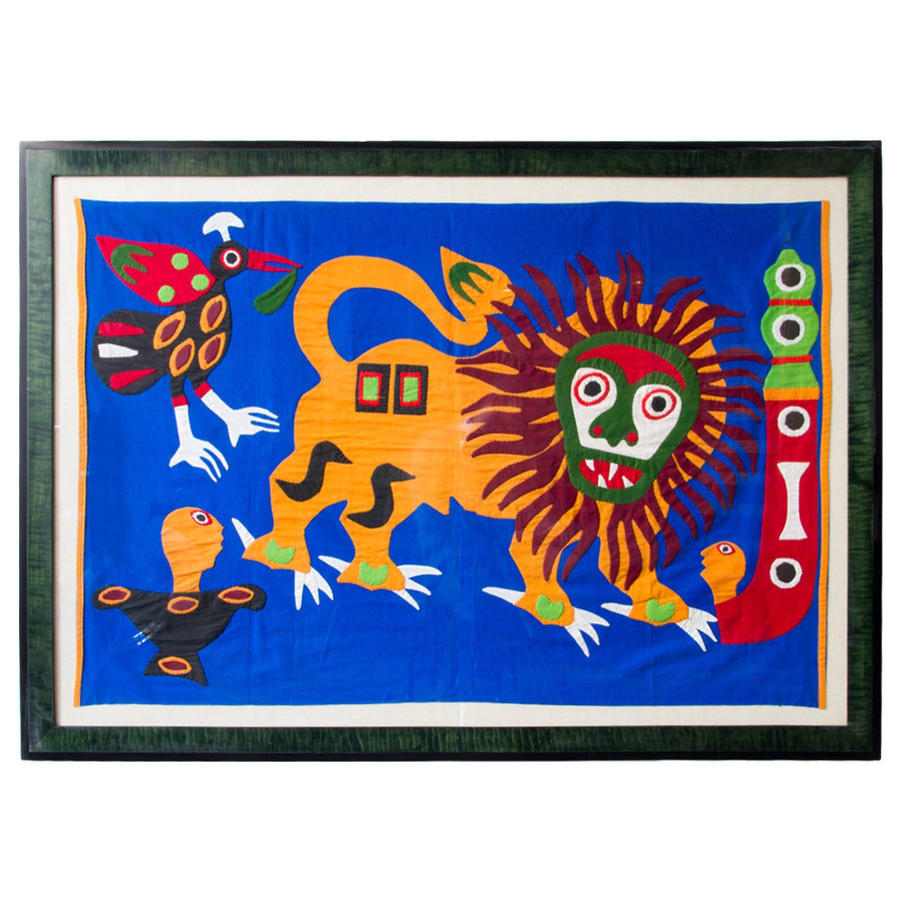 Dahomey Framed Applique at 1stDibs