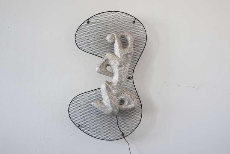 Rare Lighted Frederic Weinberg Wall Art at 1stDibs