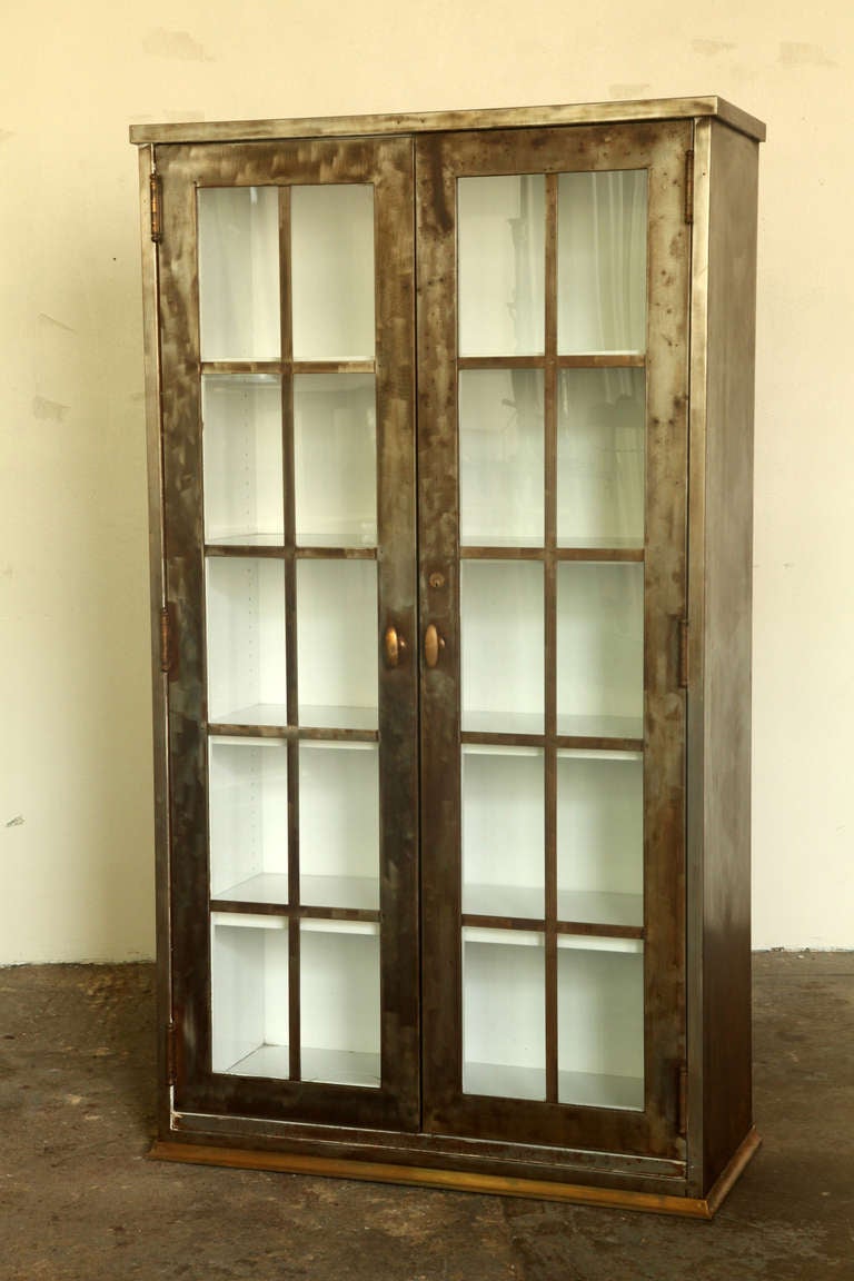 Steel Case Vitrine at 1stDibs