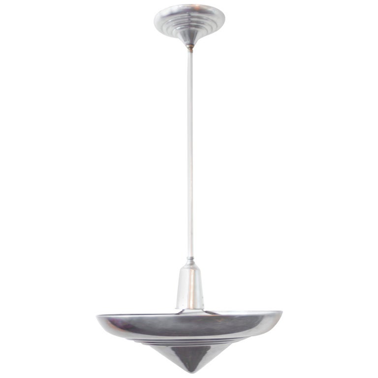 Aluminium Streamline Pendant Light at 1stDibs