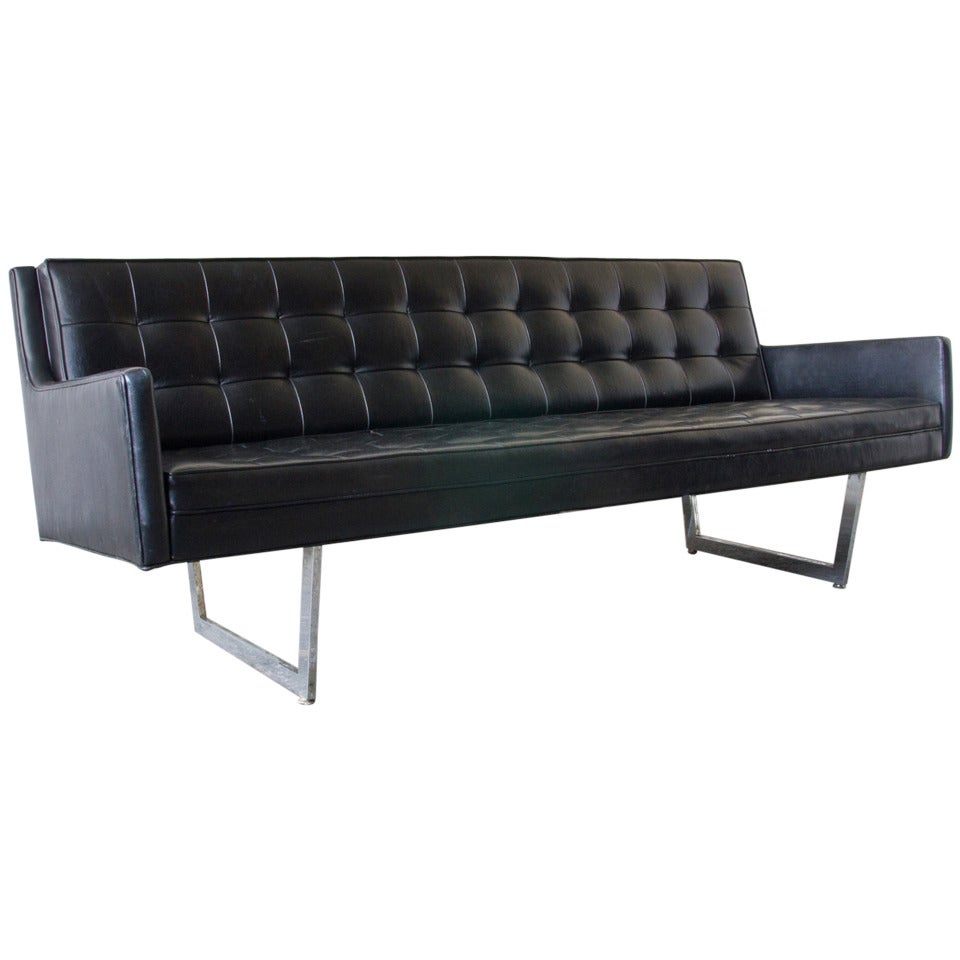 Patrician Sled Sofa at 1stDibs