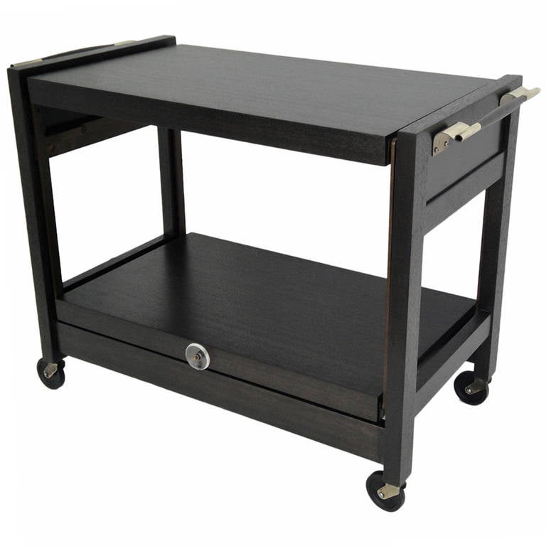 Expandable Bar Cart by Brown Saltman at 1stDibs